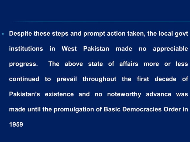 Local Government System in Pakistan | PPTX | Civic affairs | Politics