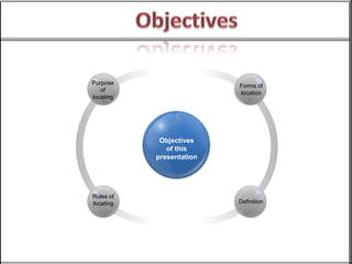 Presentation on Locating and Locator. | PPTX