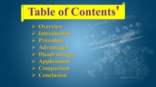 Presentation on lost wax casting | PPTX