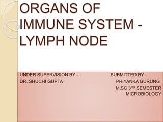 Presentation on lymph node | PPT