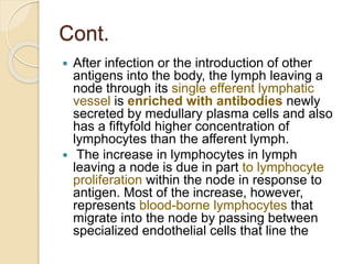 Presentation on lymph node | PPTX