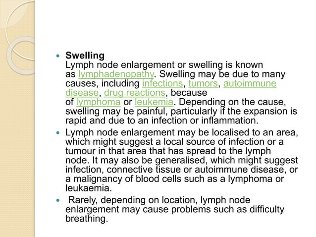 Presentation on lymph node | PPT