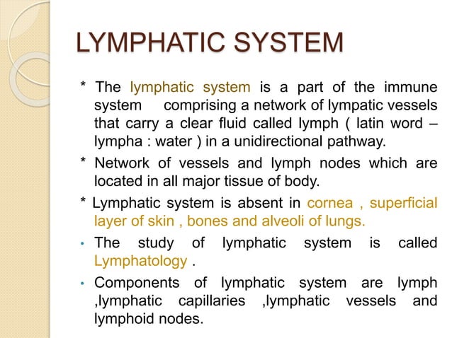 Presentation on lymph node | PPT