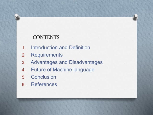 Machine Level Language | PPTX