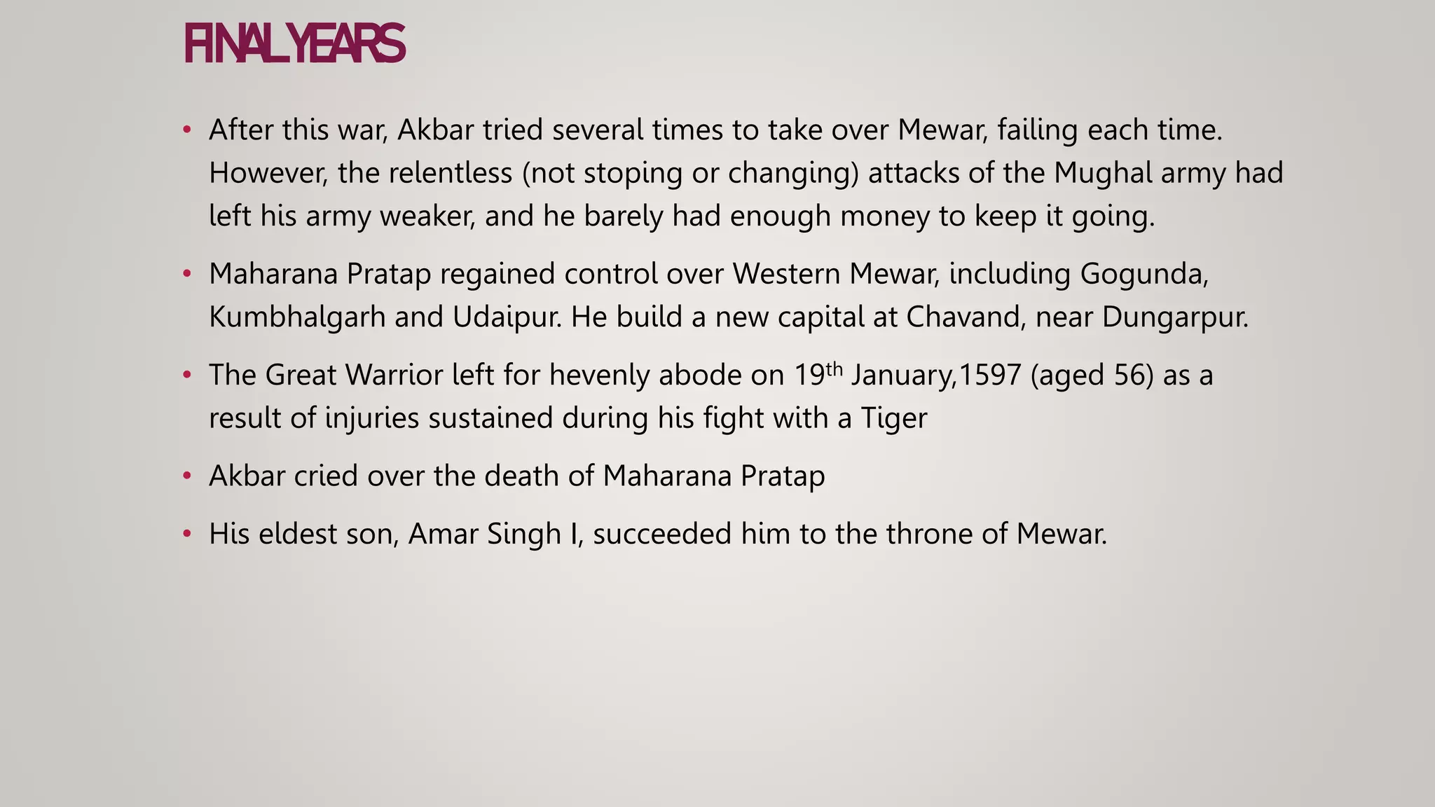 Presentation on Maharana Pratap | PPTX