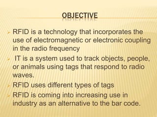 RFID BASED SMART CARD READER | PPTX
