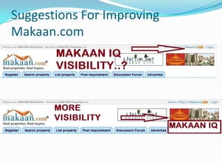Presentation on makaan.com by bipin bahuguna | PPTX