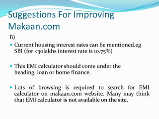 Presentation on makaan.com by bipin bahuguna | PPTX