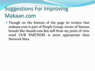 Presentation on makaan.com by bipin bahuguna | PPT