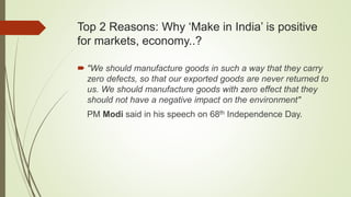 Presentation on make in india | PPTX