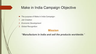 Presentation on make in india | PPTX