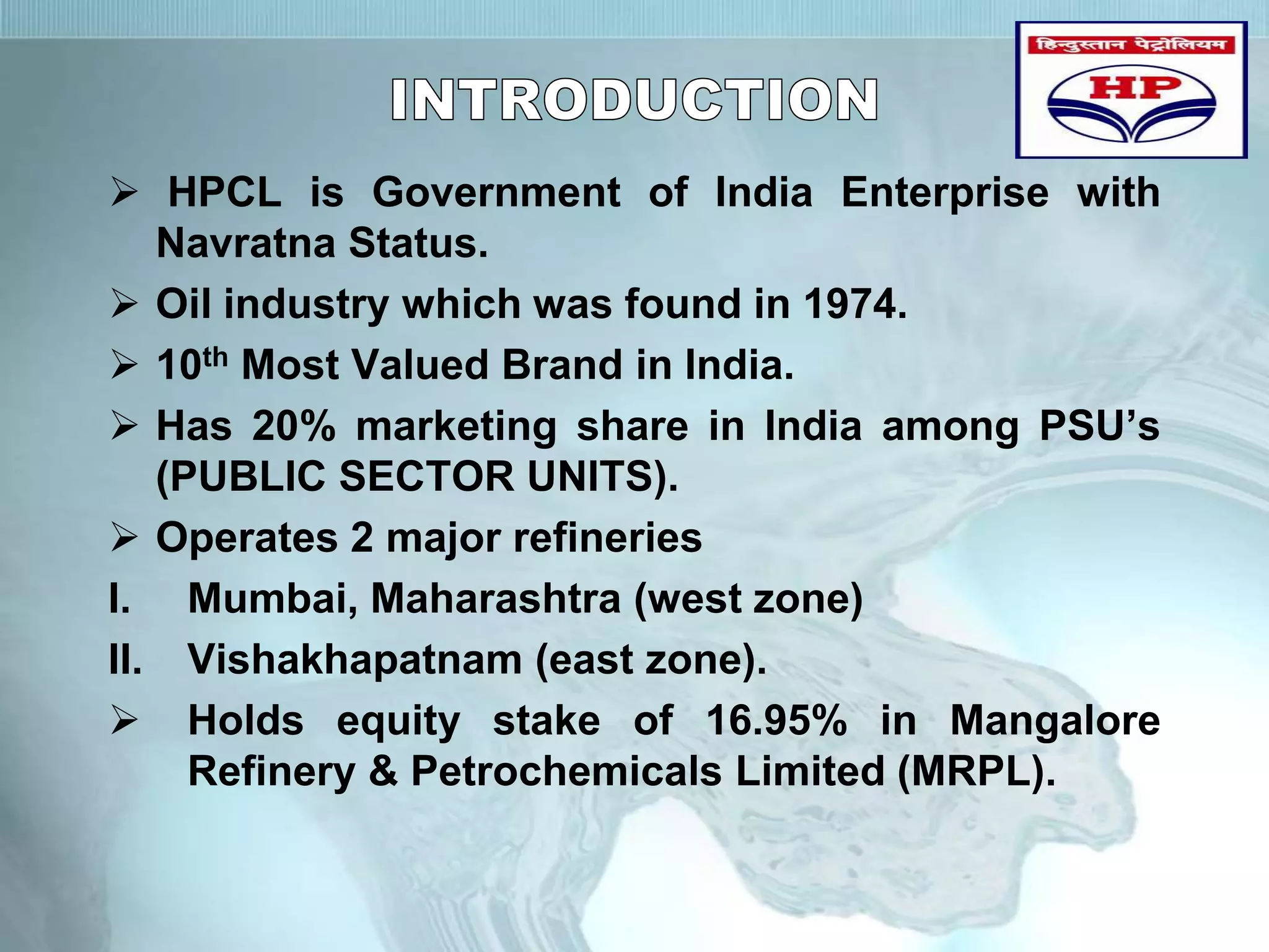Presentation on Management Information System of HPCL | PPTX