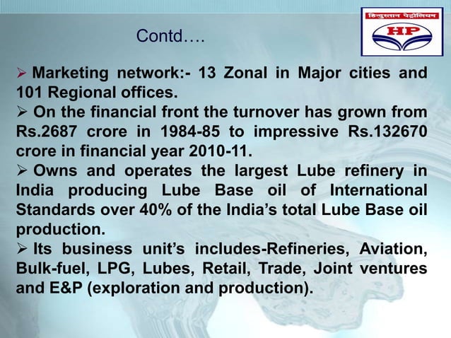 Presentation on Management Information System of HPCL | PPT