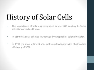 Presentation on management strategy for solar photovoltaic cell | PPTX