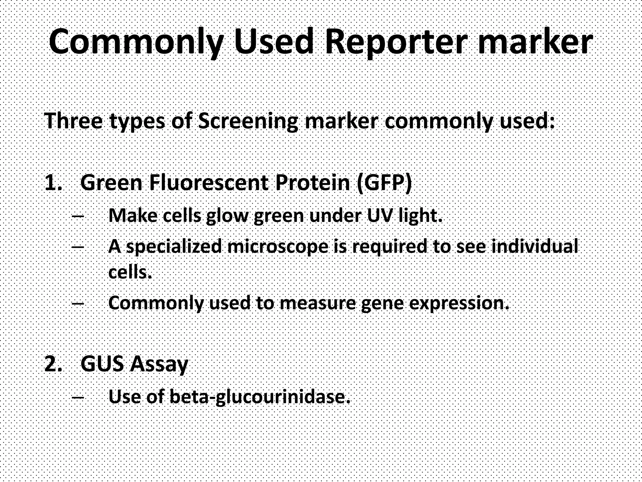 Presentation on marker genes | PPTX