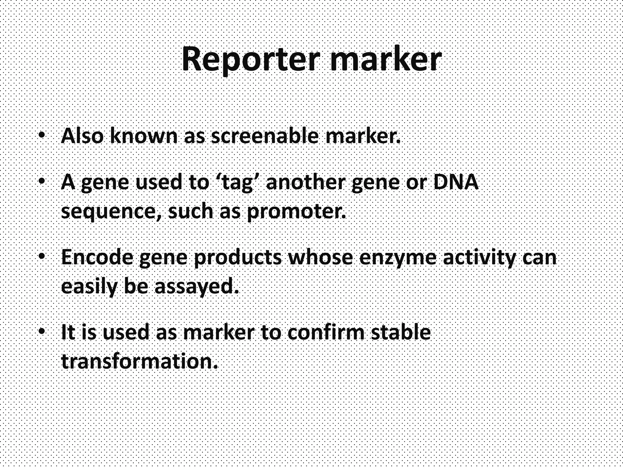 Presentation on marker genes | PPTX