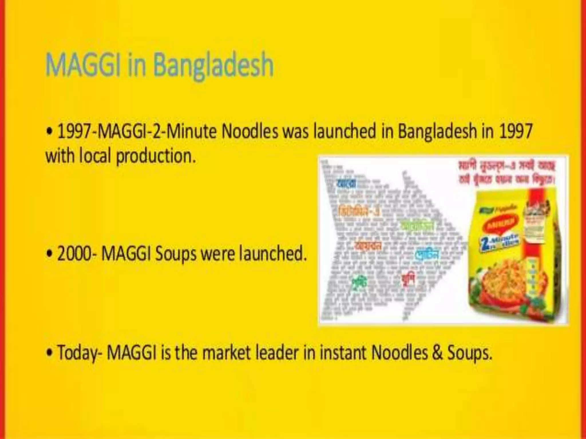 Presentation on marketing(maggi) | PPT