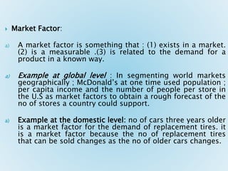 Presentation on market segmentation in foreign markets [autosaved] | PPTX