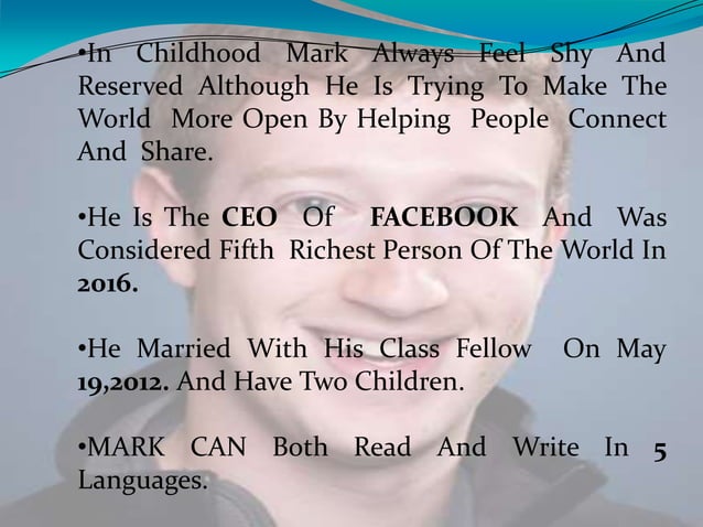 Mark Zuckerberg | PPT