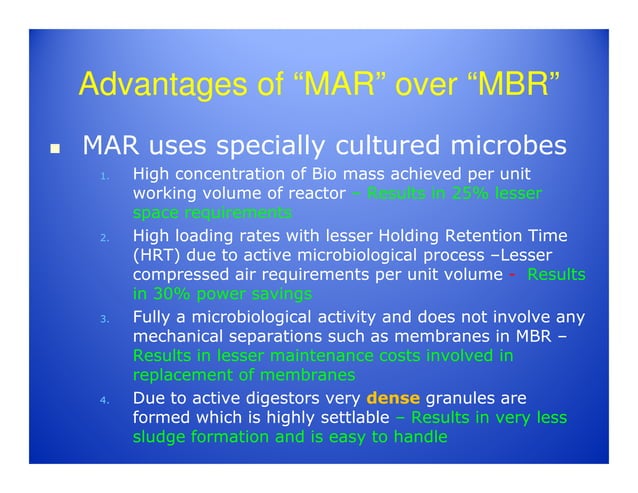 Presentation On Mar Type sewage treatment plant | PPT