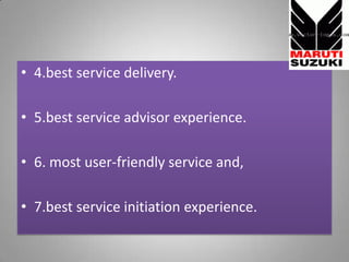 Presentation on maruti crm | PPT