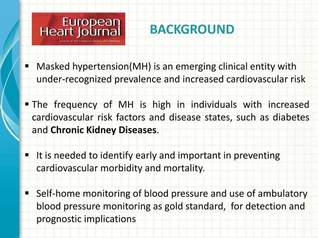 Presentation on masked hypertension(1) 23 | PPTX