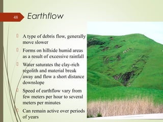 Presentation on mass wasting | PPT