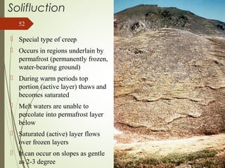 Presentation on mass wasting | PPT