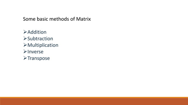 Application of Matrices in real life. Presentation on application of ...