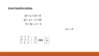 Application of Matrices in real life. Presentation on application of ...
