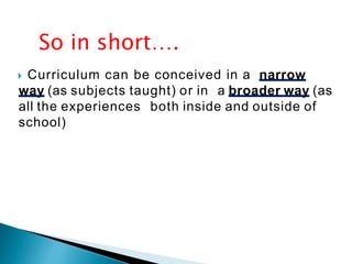 Presentation on maths curriculum | PPTX