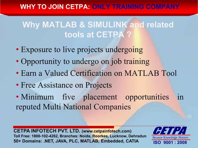 Application Based Presentation On Matlab Simulink And Related Tools Ppt
