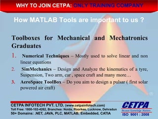 application based Presentation on matlab simulink & related tools | PPT