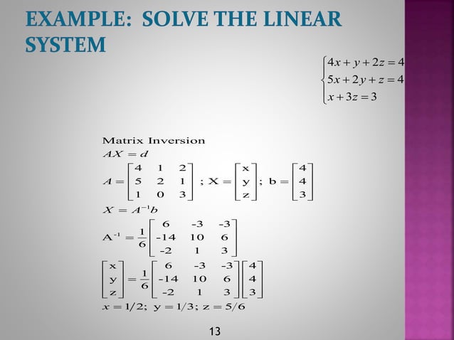 Presentation on matrix | PPTX | Physics | Science