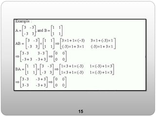 Presentation on matrix | PPTX