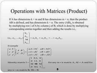 Presentation on matrix | PPTX