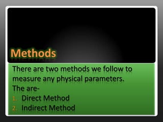 Presentation on measurements & measurement systems | PPTX