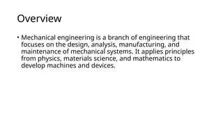 Presentation on Mechanical engineering.pptx