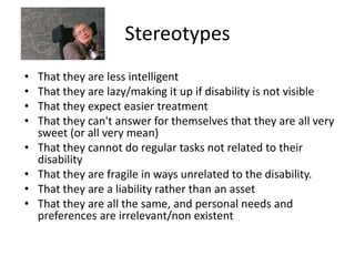 Presentation on media disability | PPTX