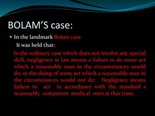 Presentation on medical negligence.ppt