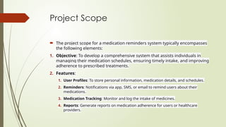Presentation ON MEDICATION REMINDER SYSTEM.pptx