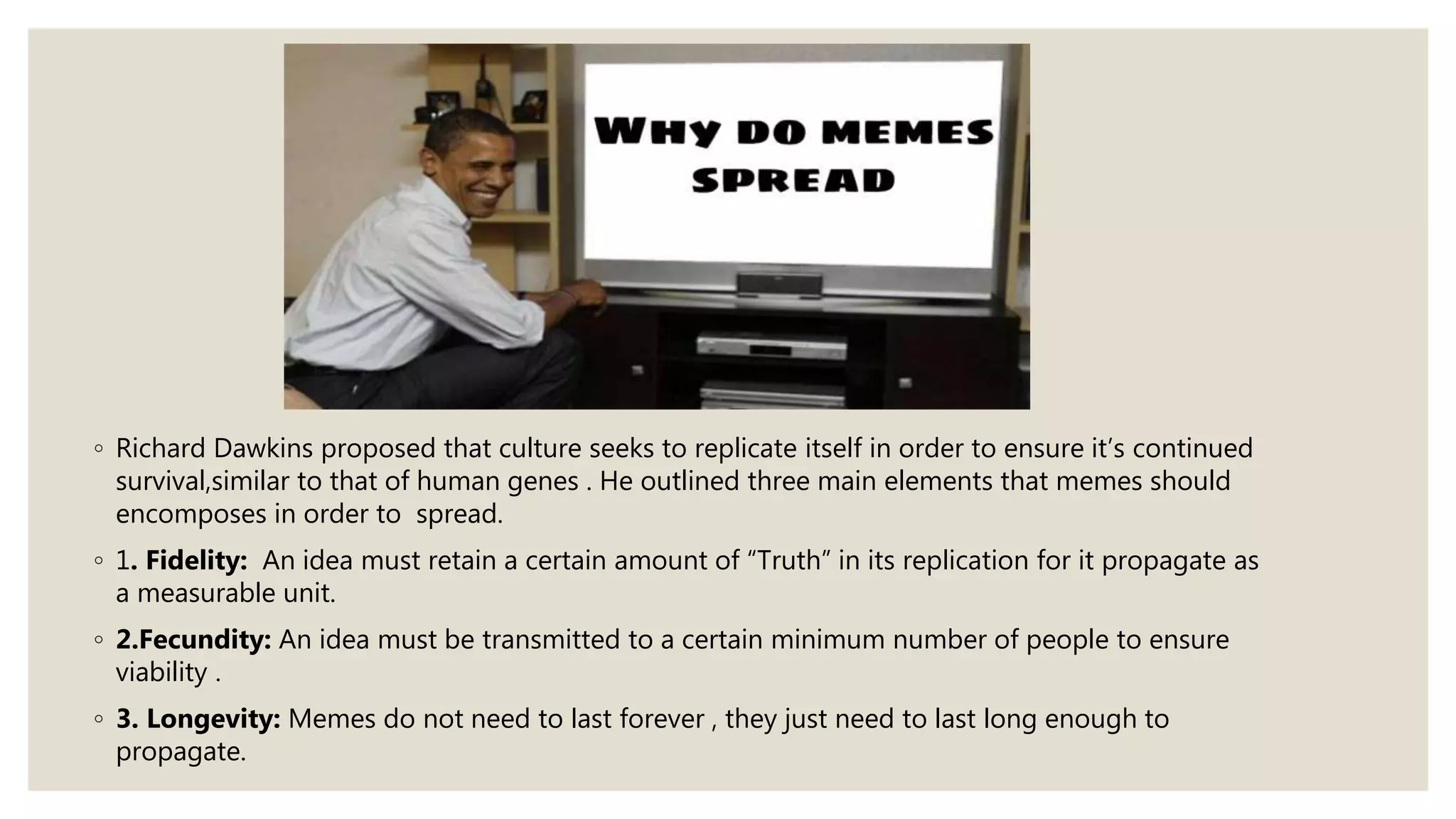 Presentation on memes | PPTX