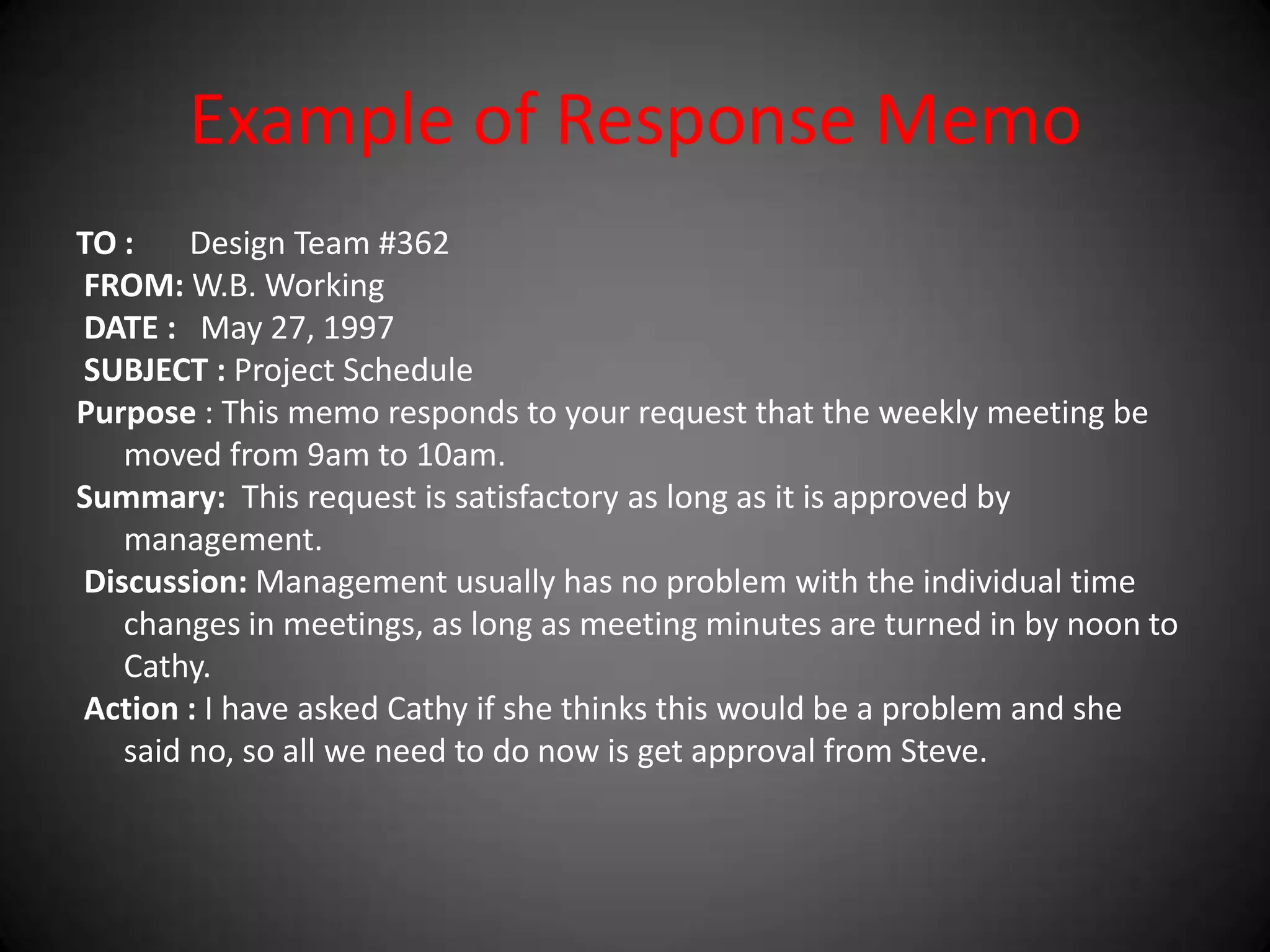 memo and its types | PPTX