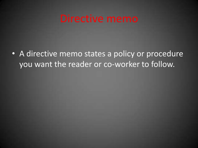 memo and its types | PPTX | Science