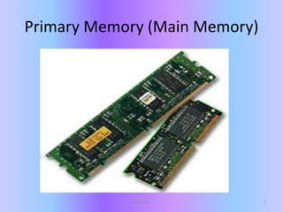 Basic information about Computer memory | PPTX