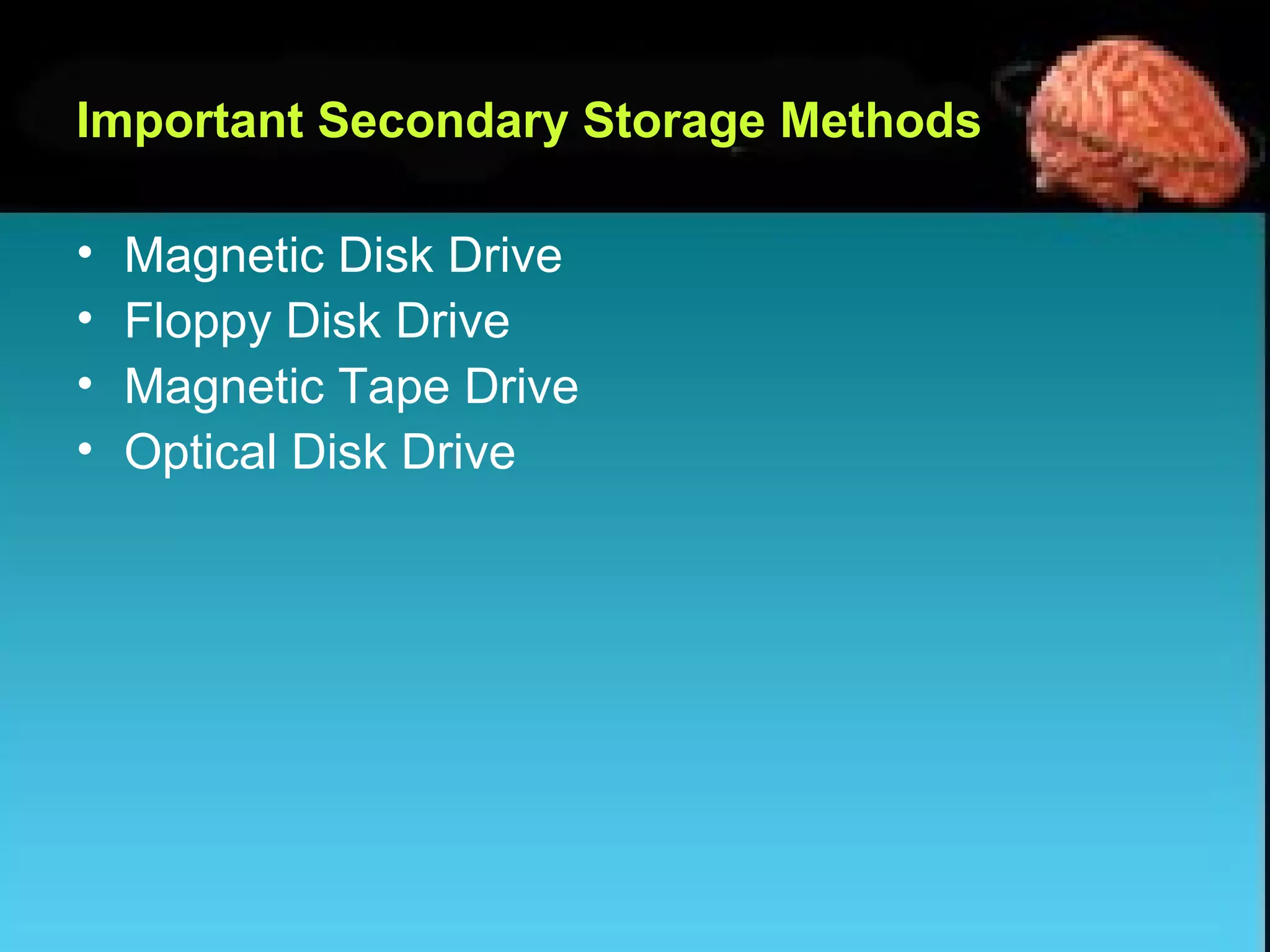Presentation On Memory Ppt Data Storage And Warehousing Computing