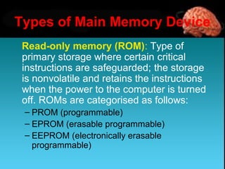 Presentation on memory | PPT