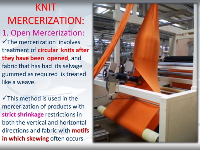 Presentation on mercerization | PPTX