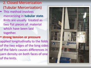 Presentation on mercerization | PPTX