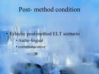 Presentation on methods and practice | PPT